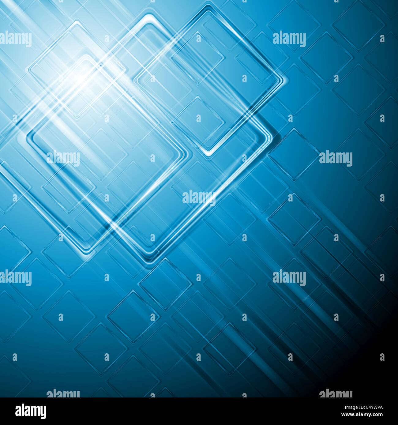 Abstract hi-tech blue background Stock Photo - Alamy