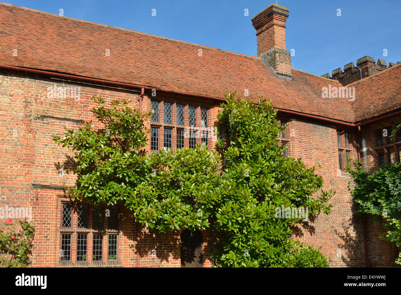 Red Brick hall Stock Photo - Alamy