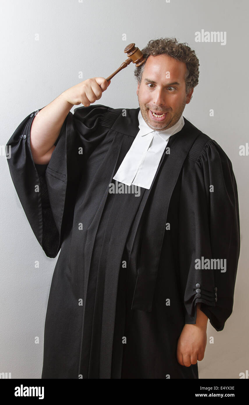 Lawyers robe hi-res stock photography and images - Alamy
