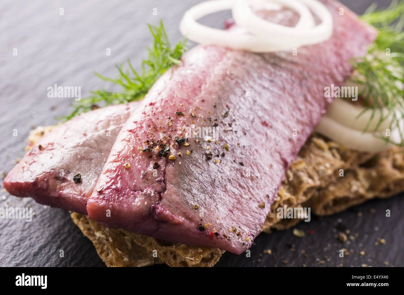 fish fillet marinated Stock Photo - Alamy
