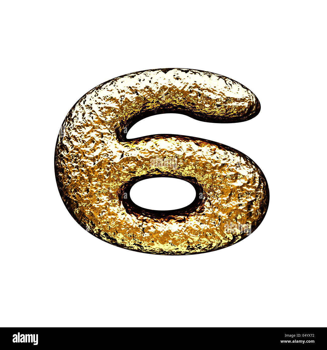 isolated golden letter Stock Photo - Alamy