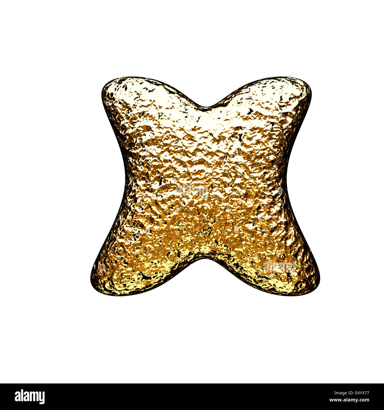 isolated golden letter Stock Photo - Alamy