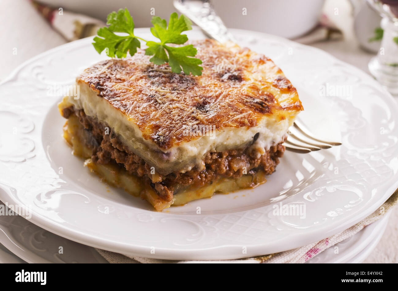 Moussaka hi-res stock photography and images - Alamy