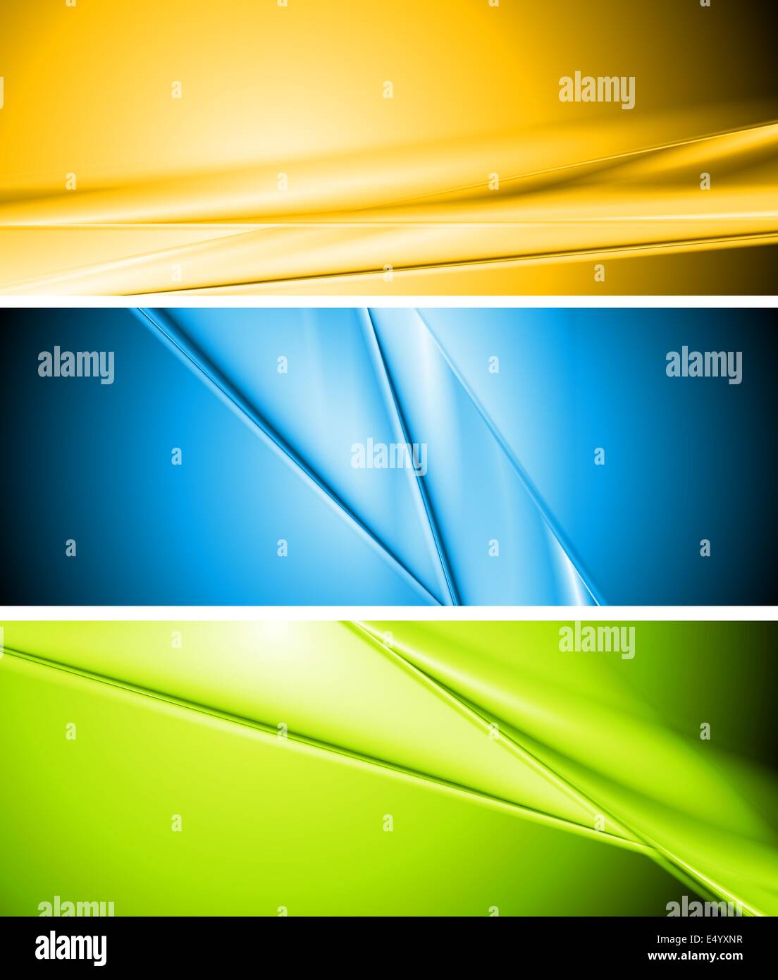 Colourful abstract banners Stock Photo - Alamy