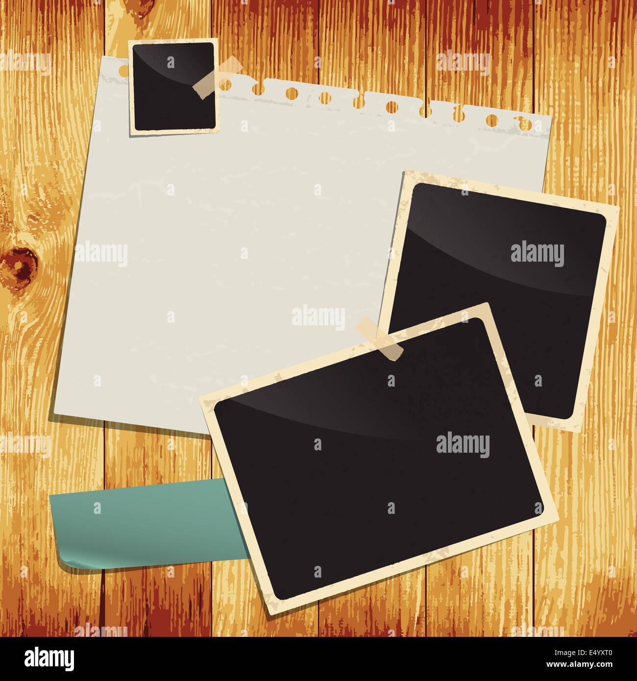 Blank photo frame notebook hi-res stock photography and images - Alamy