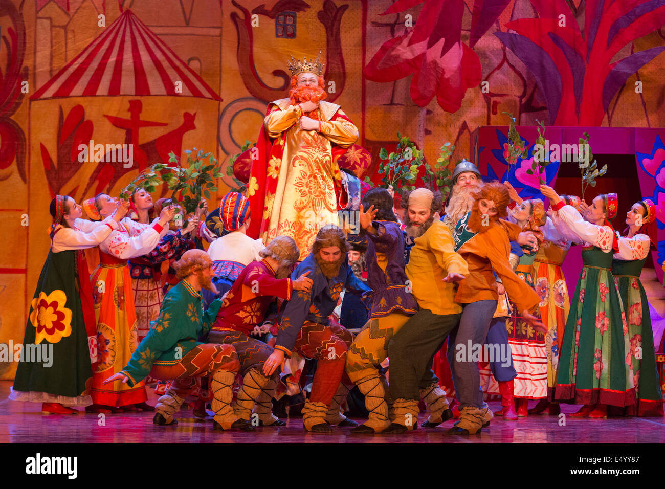 Dress rehearsal of Rimsky-Korsakov’s ballet opera Le Coq d’Or (The ...