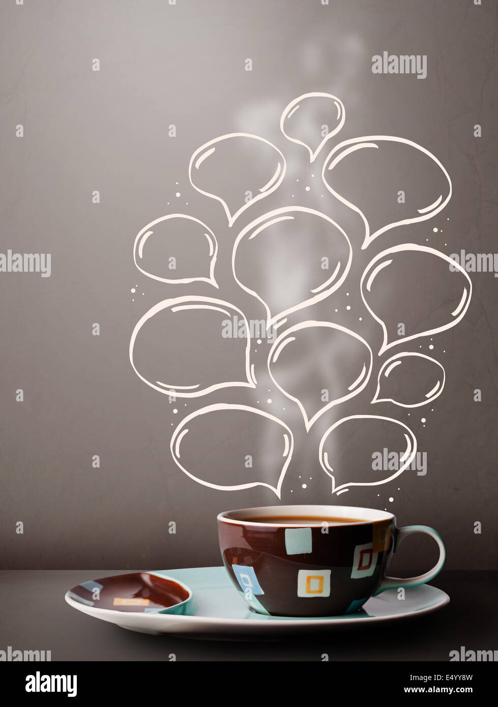 Steaming mug drawing hi-res stock photography and images - Alamy