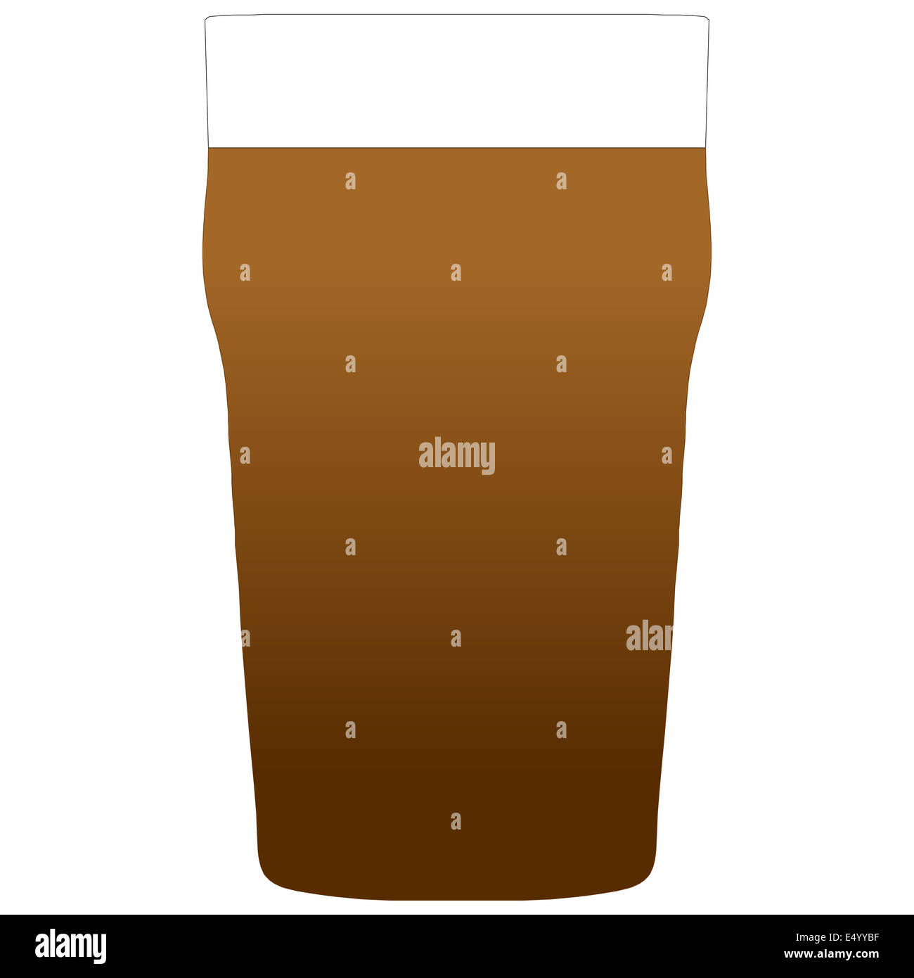 A pint of stout Stock Photo - Alamy