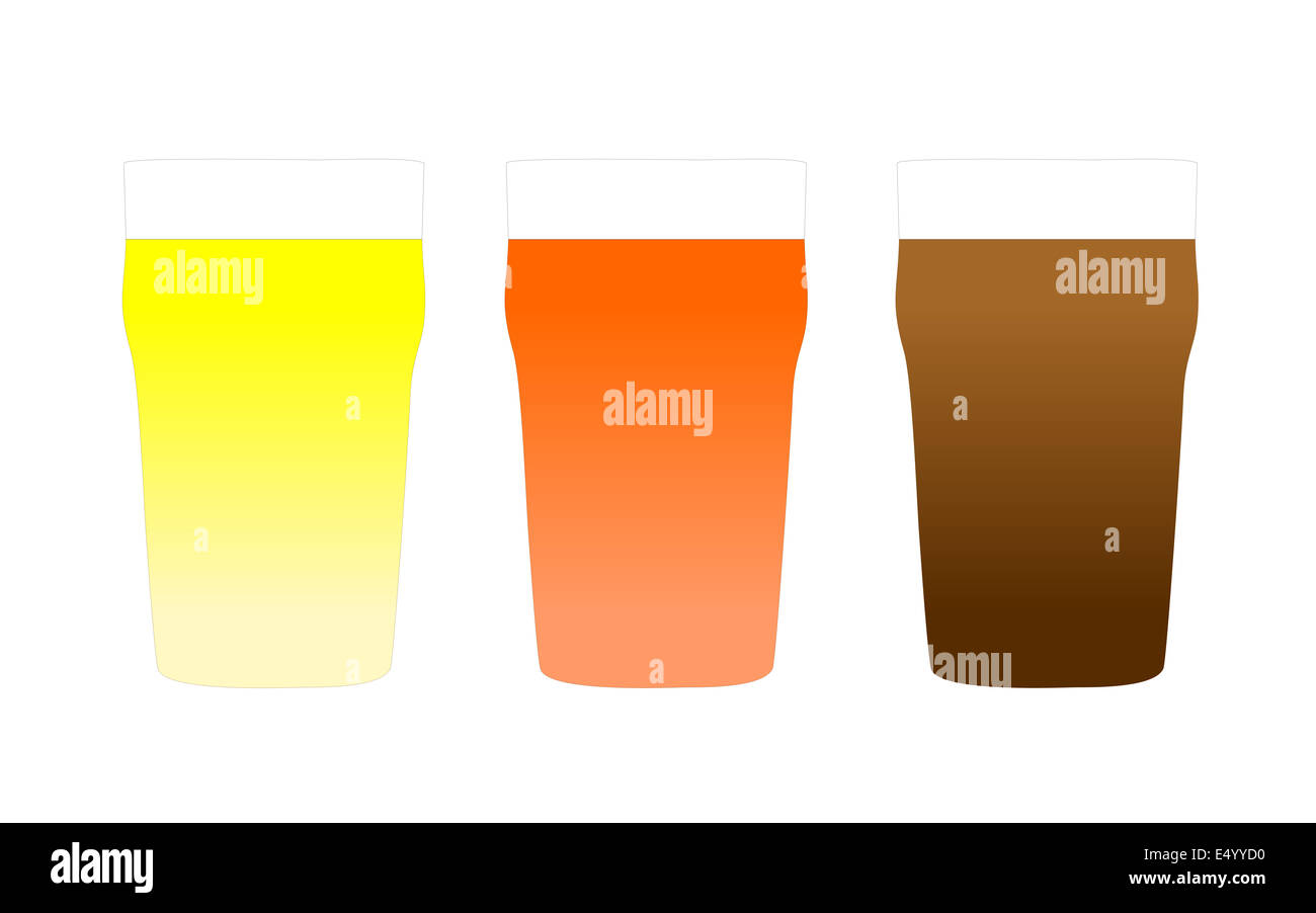 Pint of beer Stock Photo - Alamy