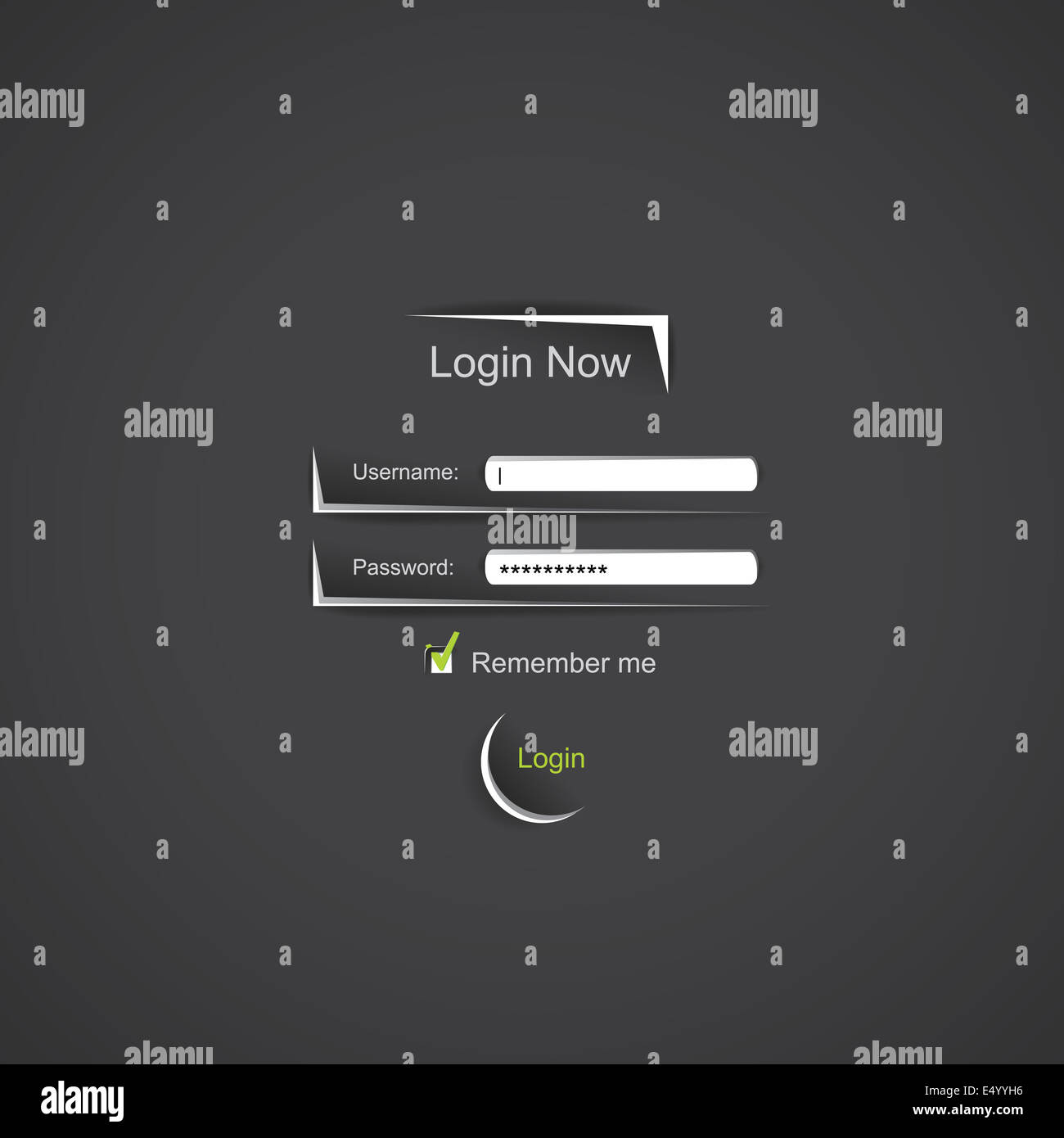 Login icon glossy hi-res stock photography and images - Alamy
