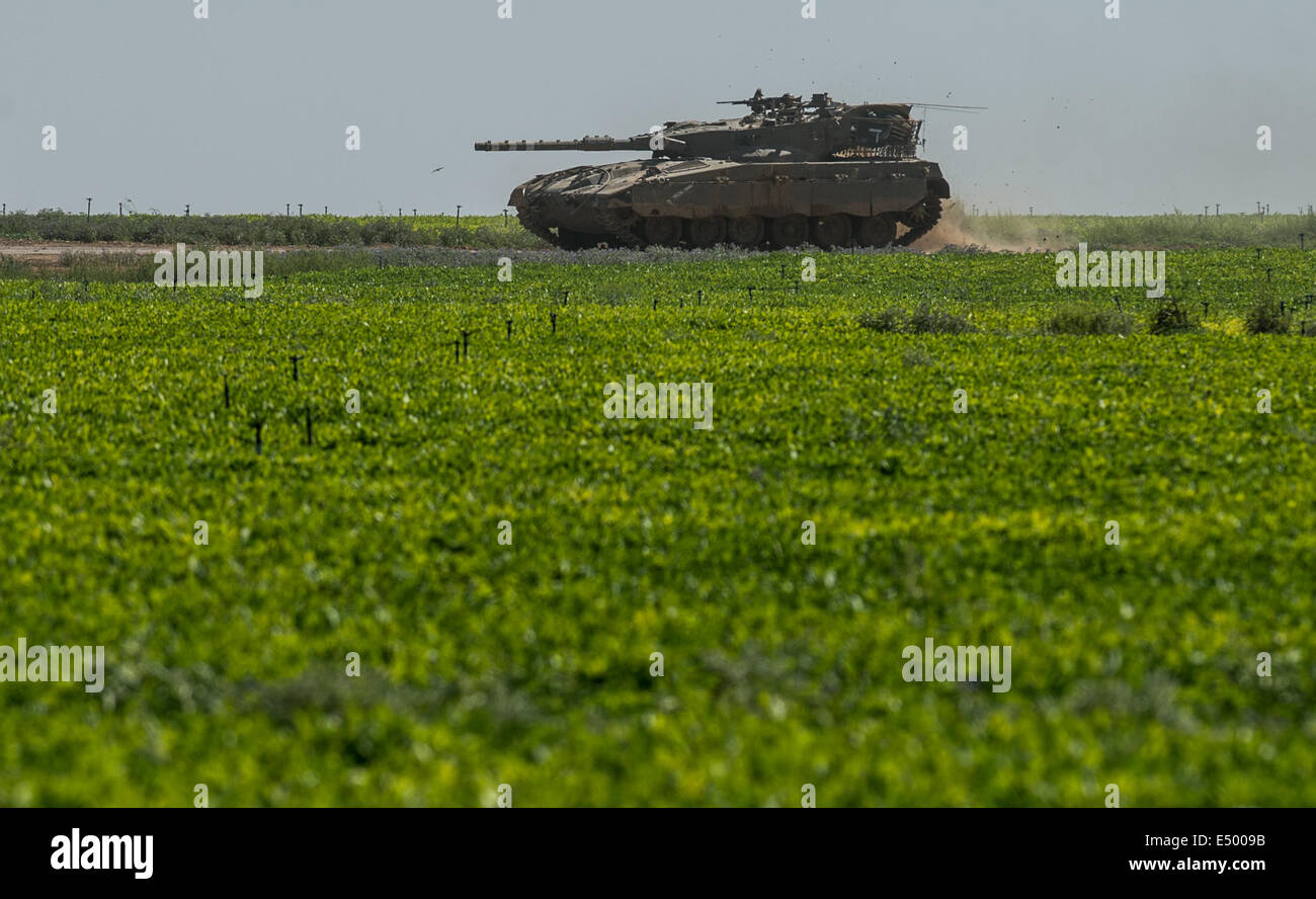 Gaza Border, Operation Protective Edge. 17th July, 2014. An Israeli ...