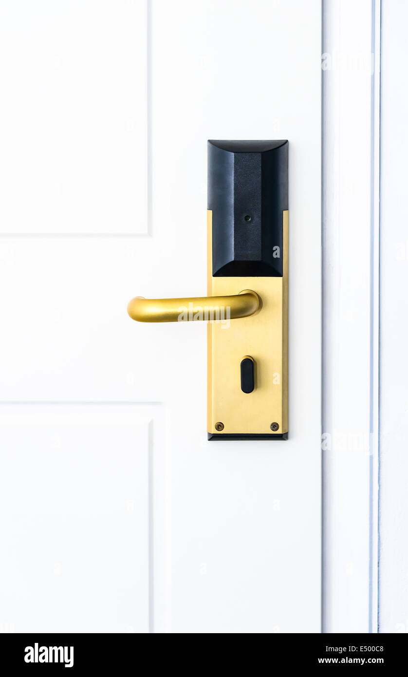 Electric door lock hi-res stock photography and images - Alamy