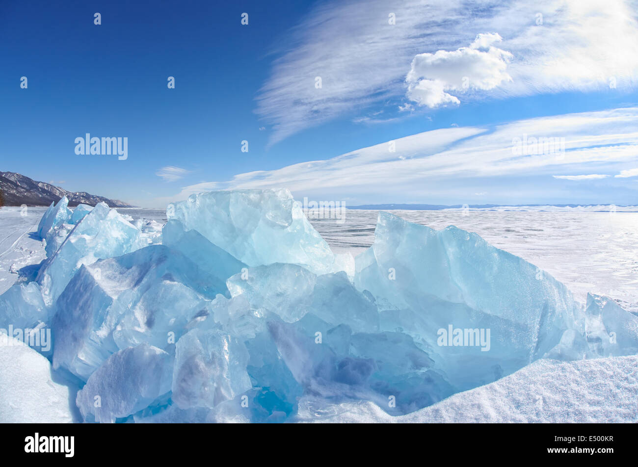 Scenic winter lake baikal hi-res stock photography and images - Alamy