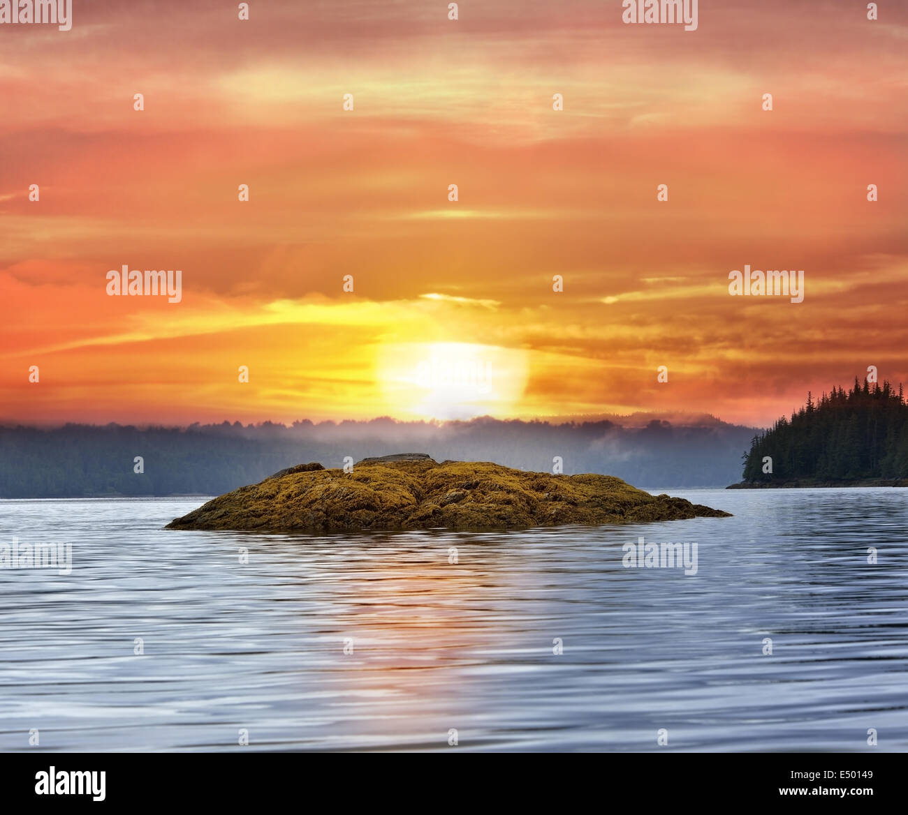 Alaska sunset hi-res stock photography and images - Alamy