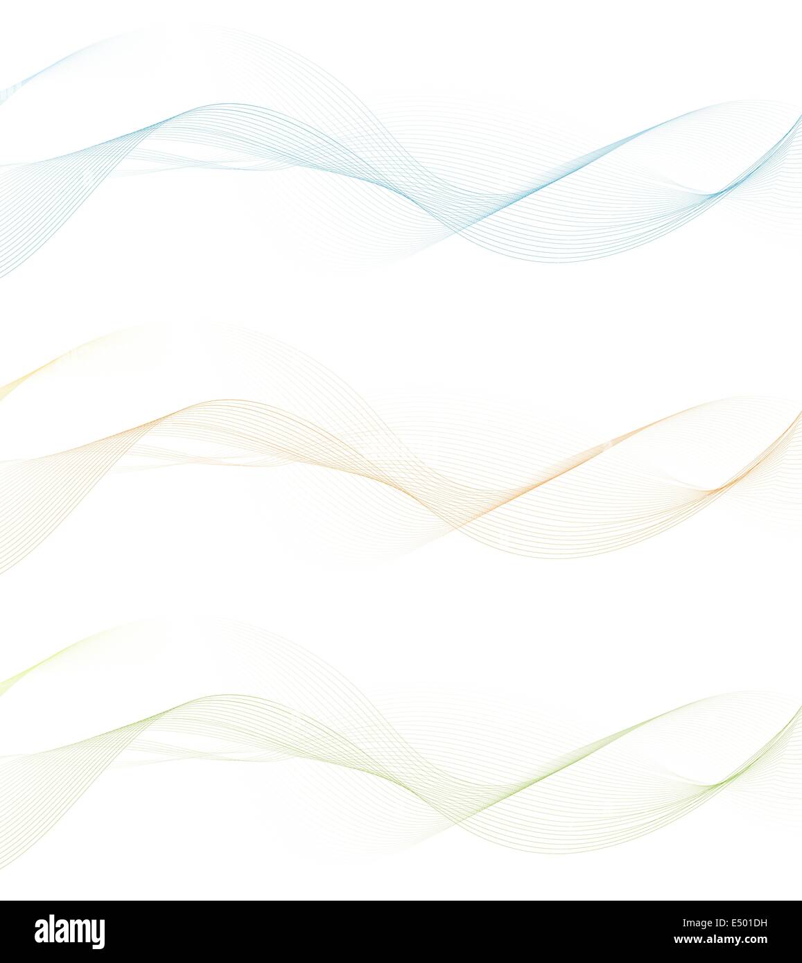 Waves line drawing Cut Out Stock Images & Pictures - Alamy