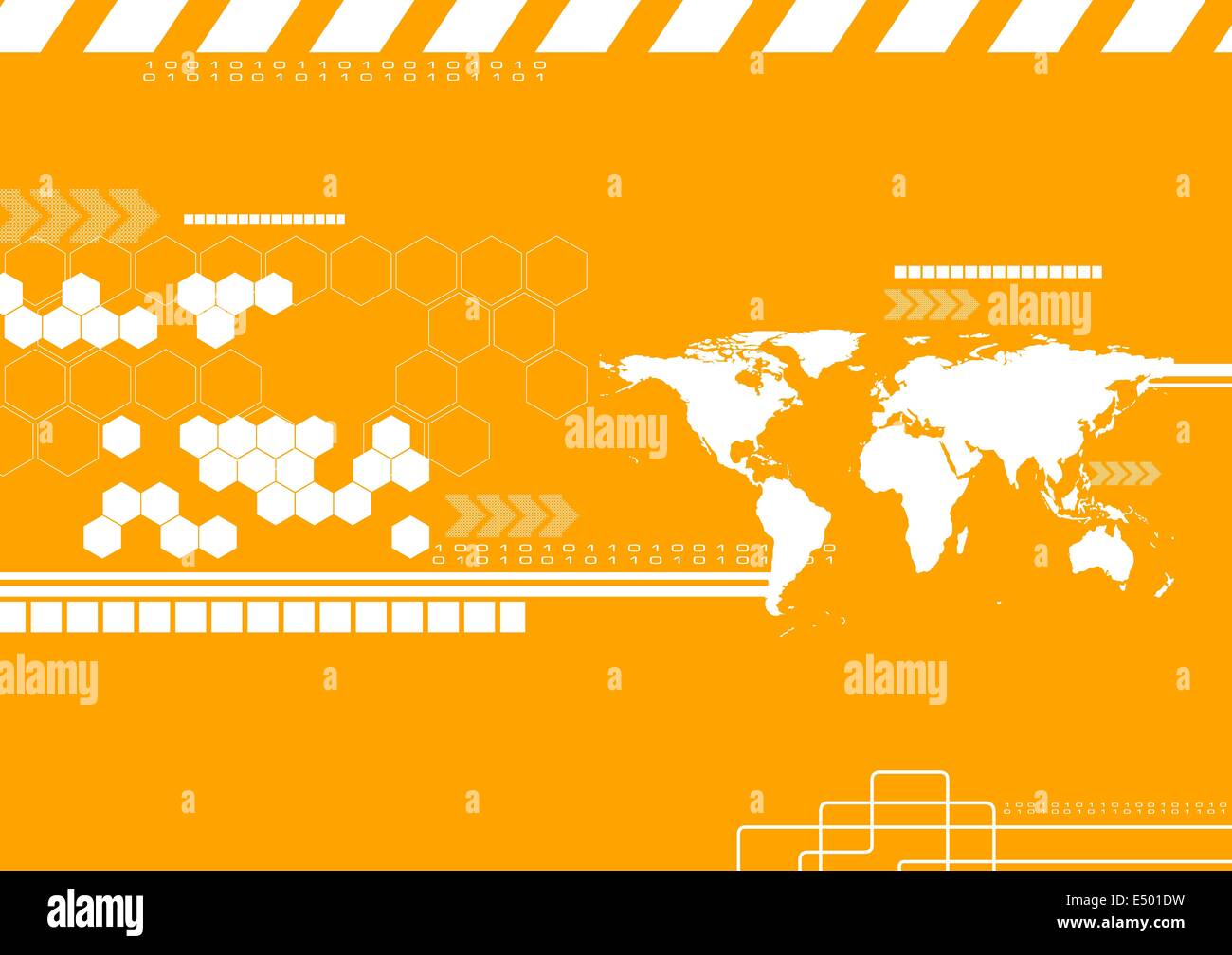 Corporate technology world map backdrop Stock Photo - Alamy