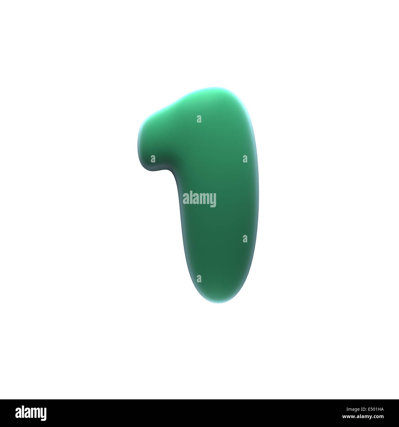 isolated green clay figure Stock Photo - Alamy