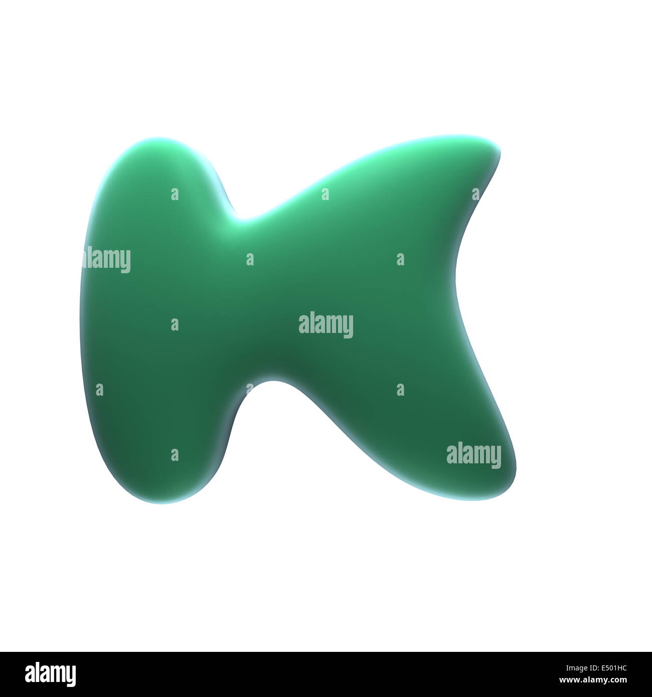 isolated green clay figure Stock Photo - Alamy