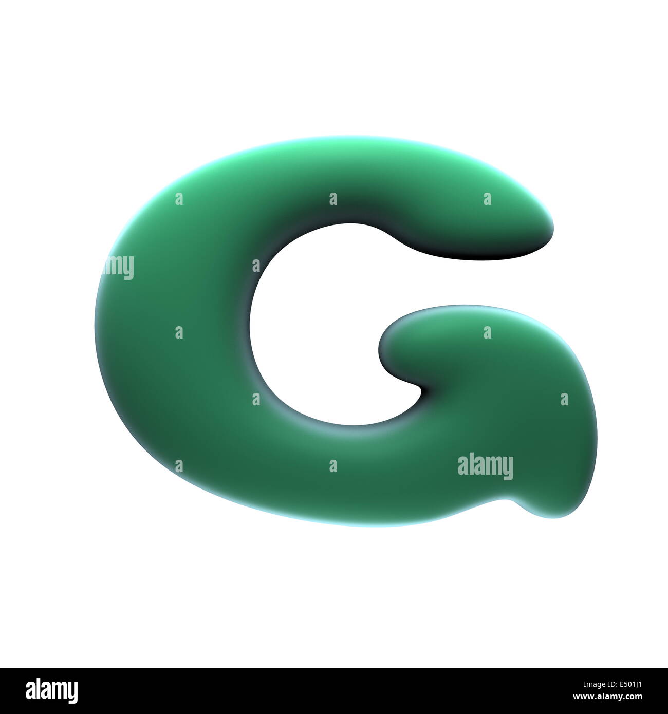 isolated green clay figure Stock Photo - Alamy