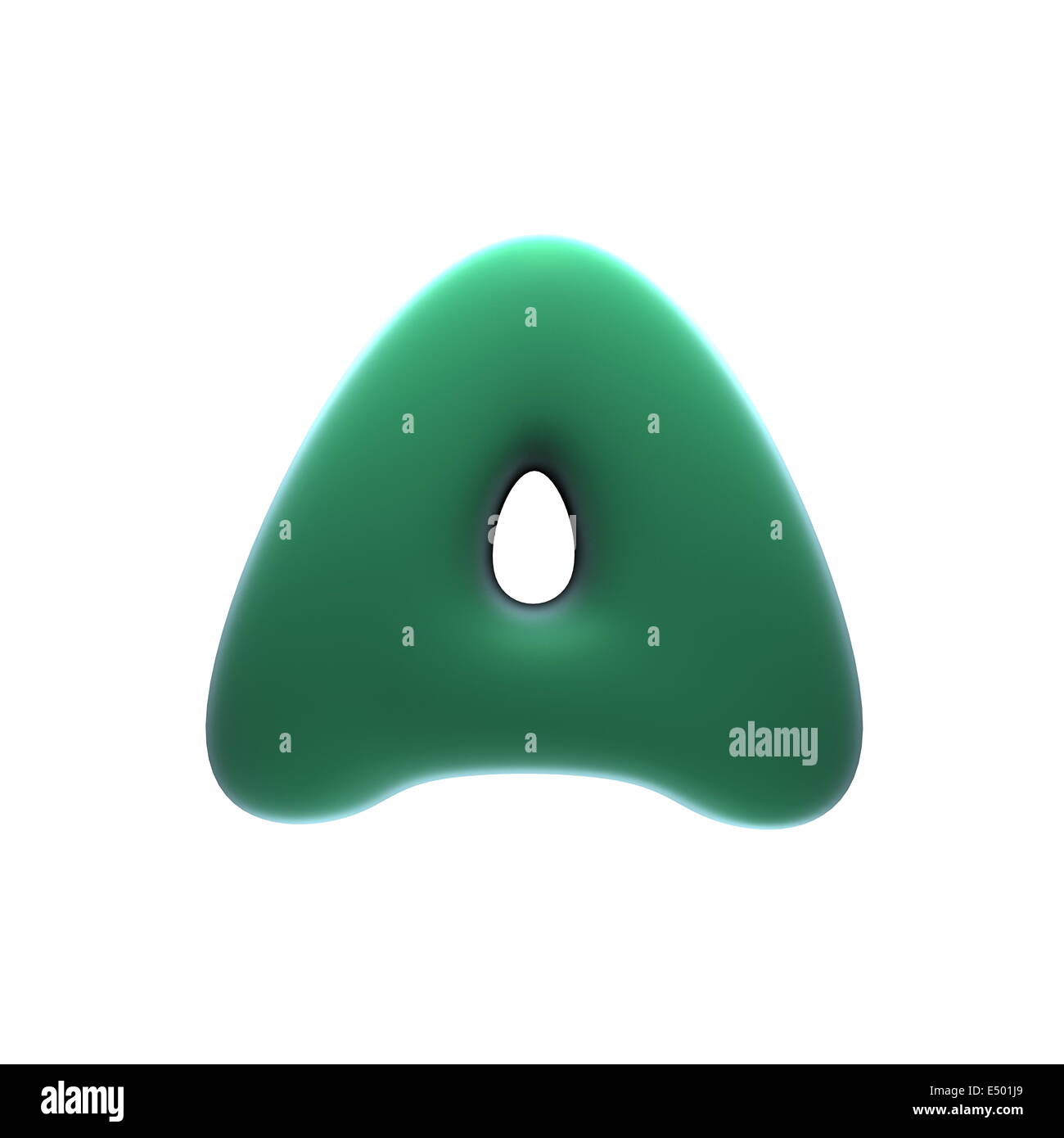 isolated green clay figure Stock Photo - Alamy