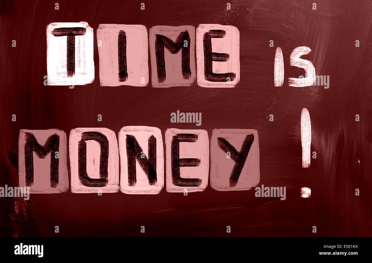 Time Is Money Concept Stock Photo - Alamy