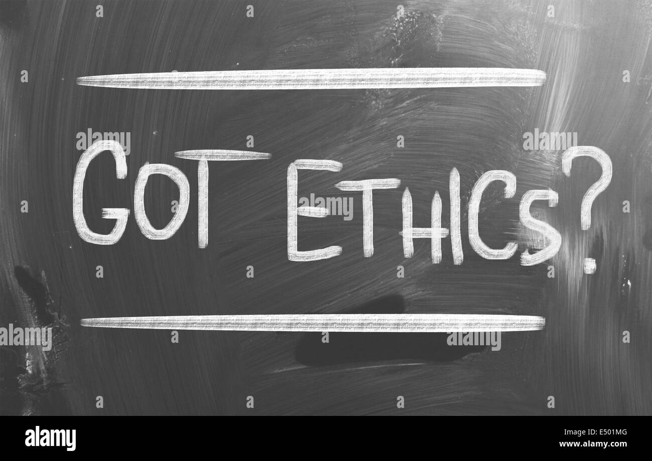 Code Of Ethics Concept Stock Photo - Alamy