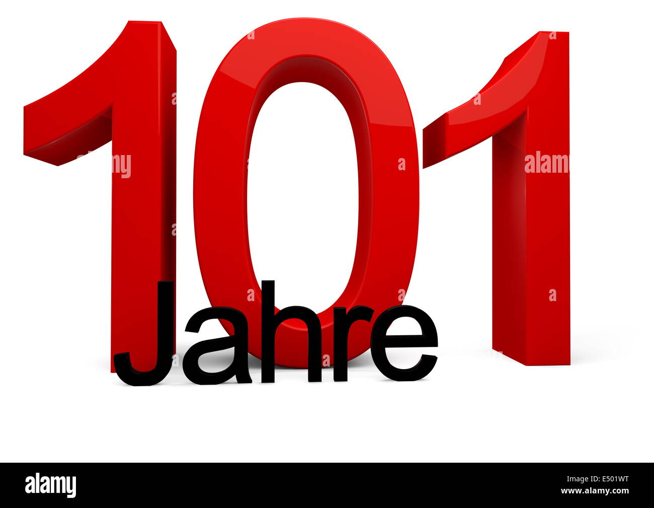 101 years anniversary Cut Out Stock Images & Pictures - Alamy