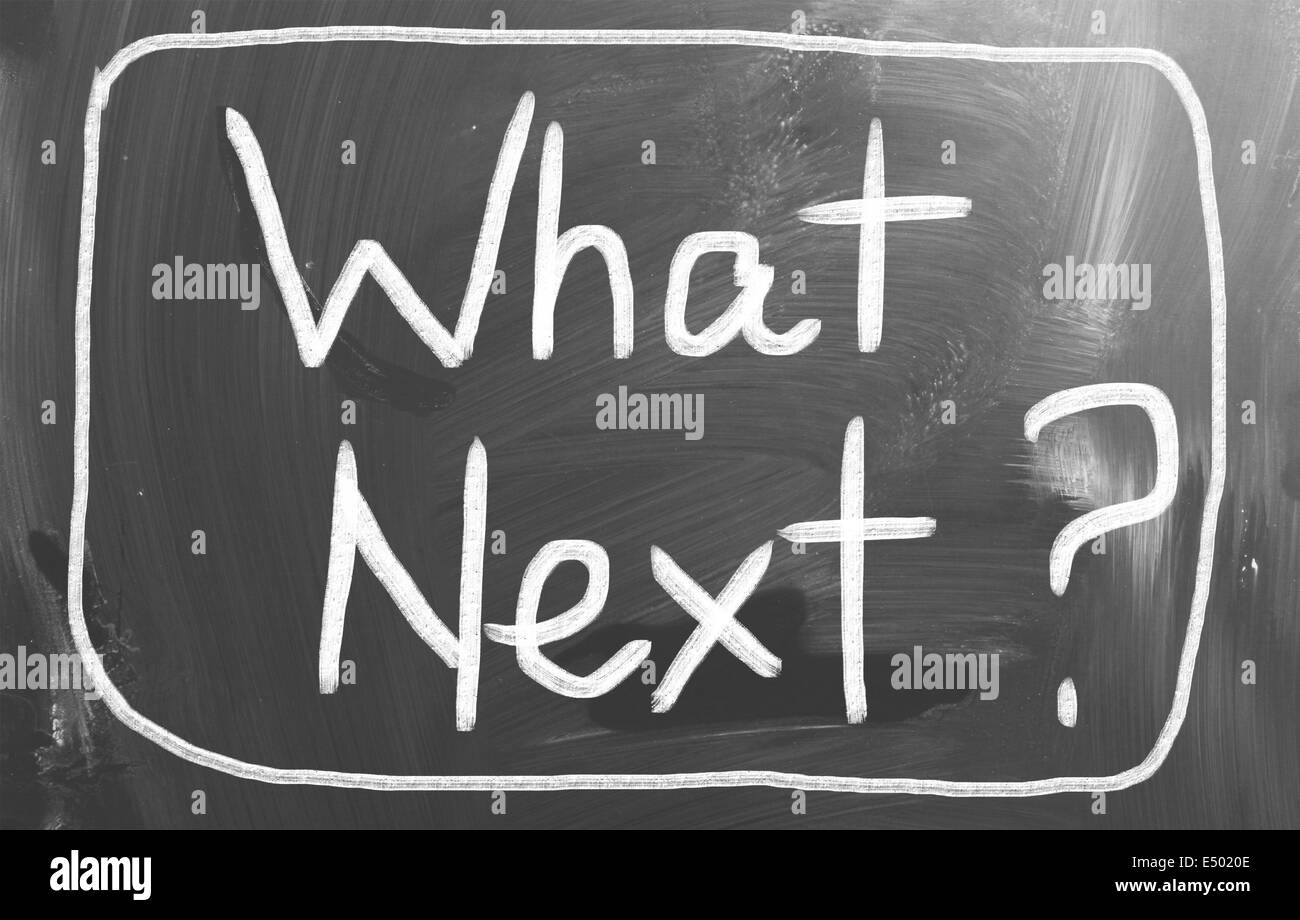 What Next Concept Stock Photo - Alamy