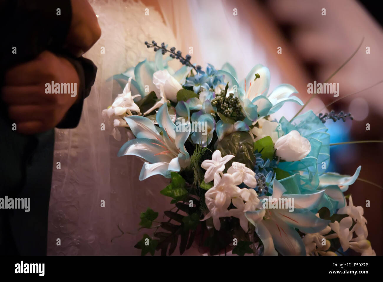 bride and groom a wedding abstract Stock Photo - Alamy