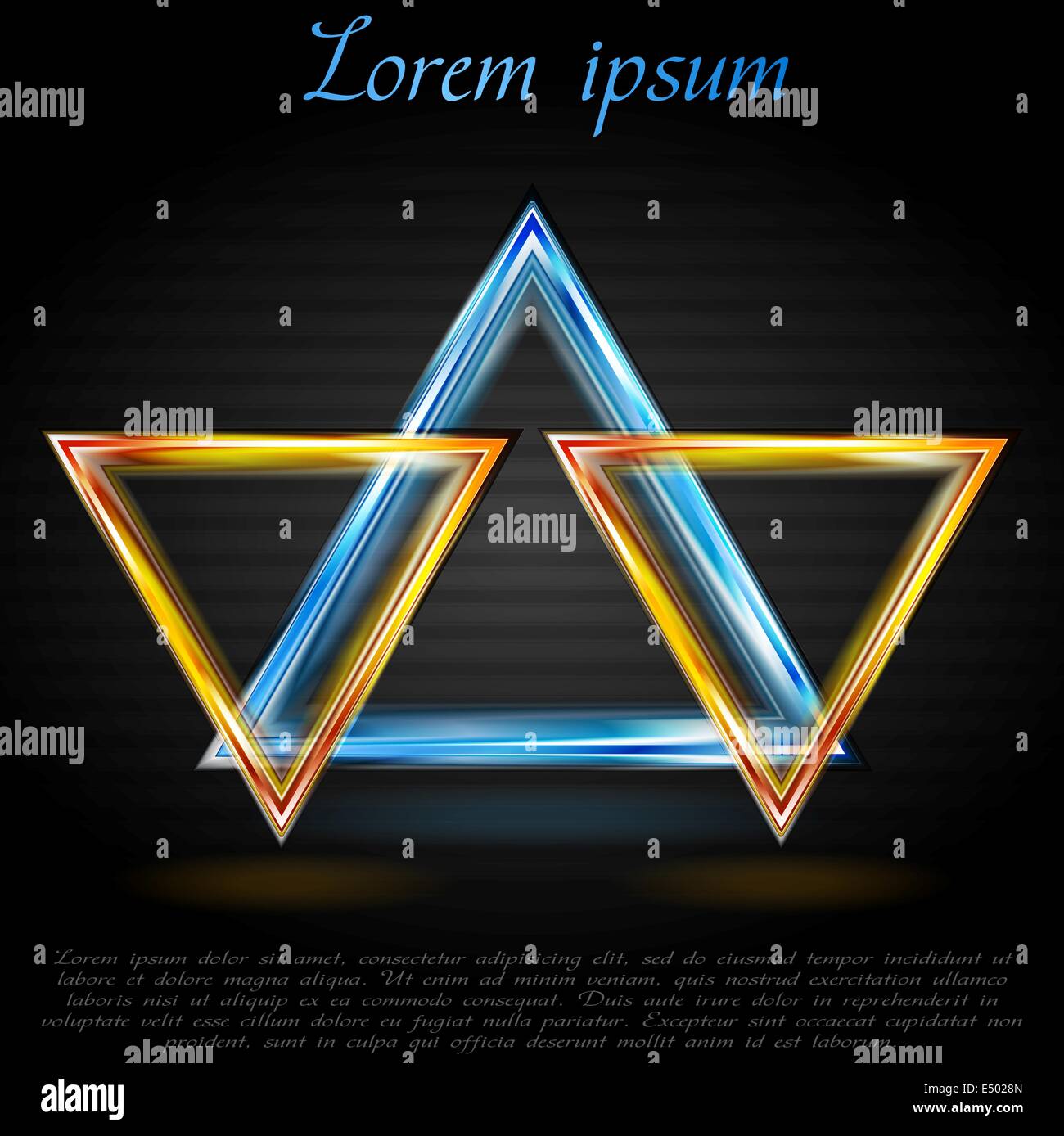 Motion triangles hi-res stock photography and images - Alamy