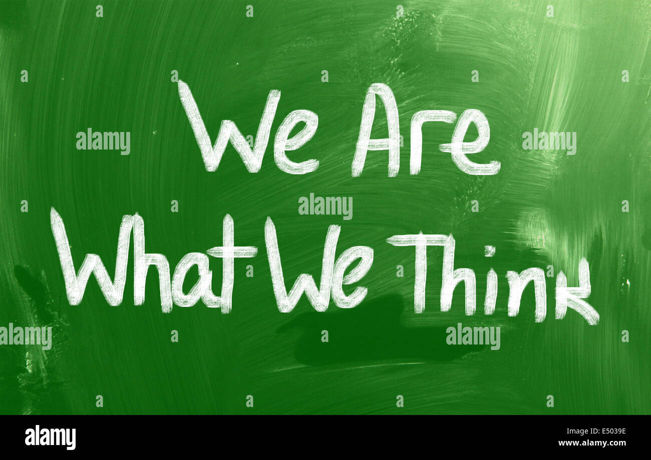 Think Positive Concept Stock Photo - Alamy