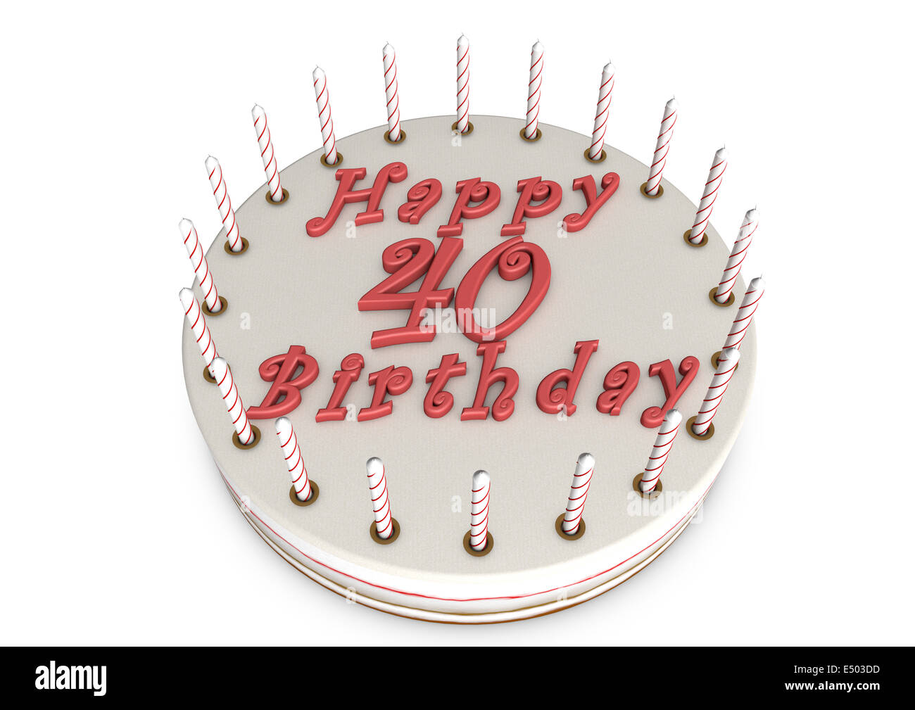 40th birthday background hi-res stock photography and images - Alamy