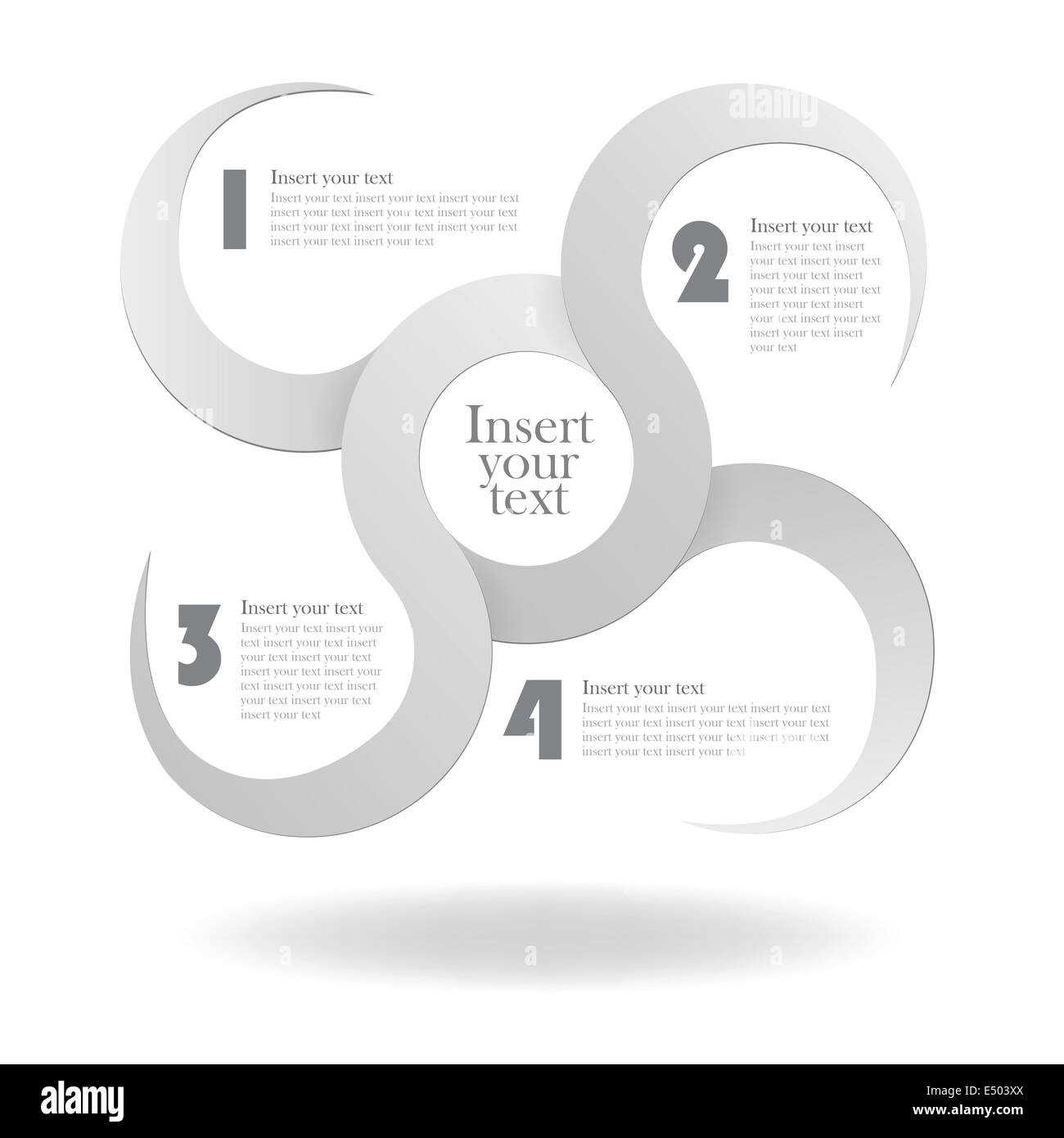 Modern infographics design arrow Cut Out Stock Images & Pictures - Alamy