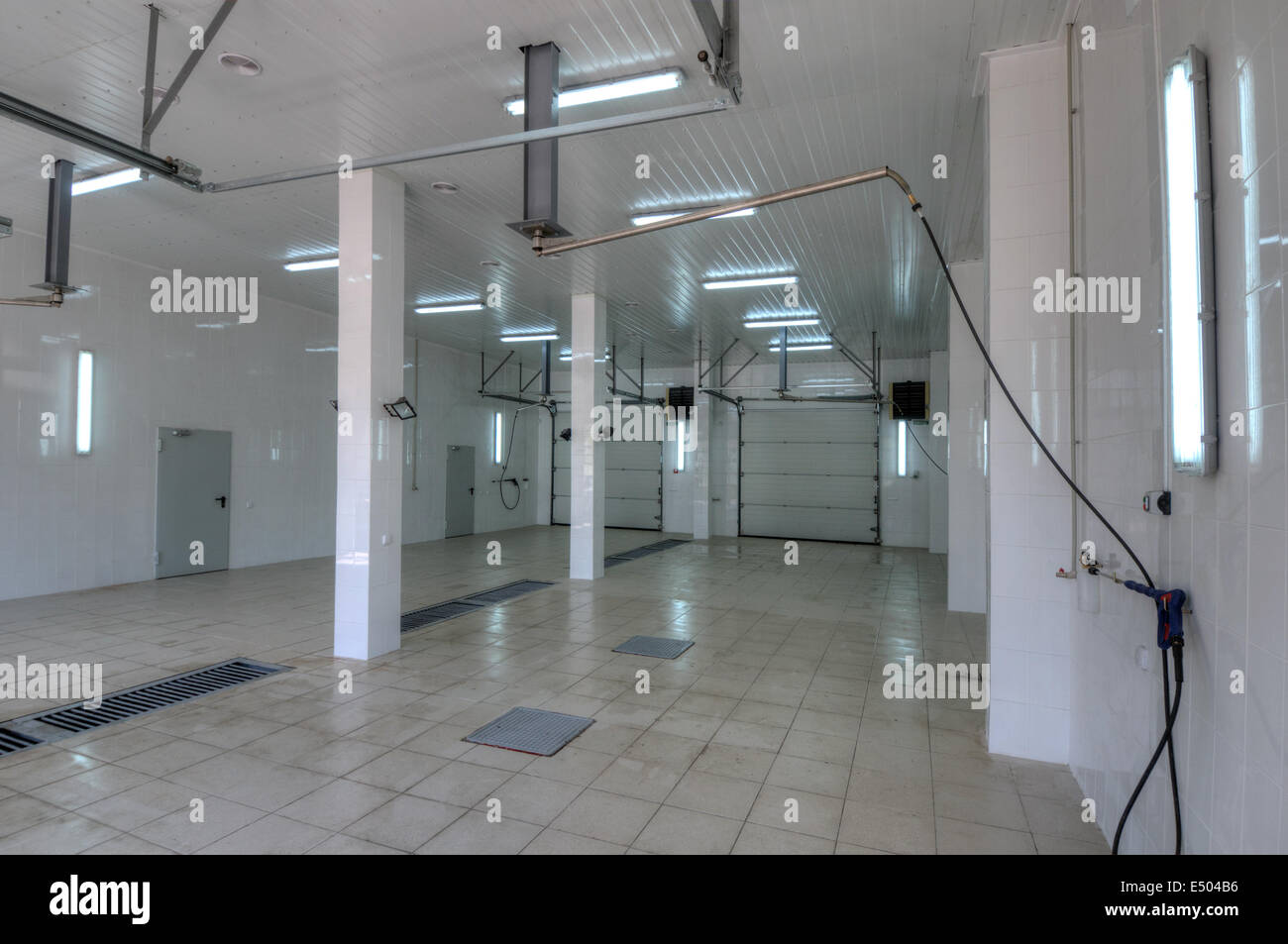 interior space car wash Stock Photo - Alamy