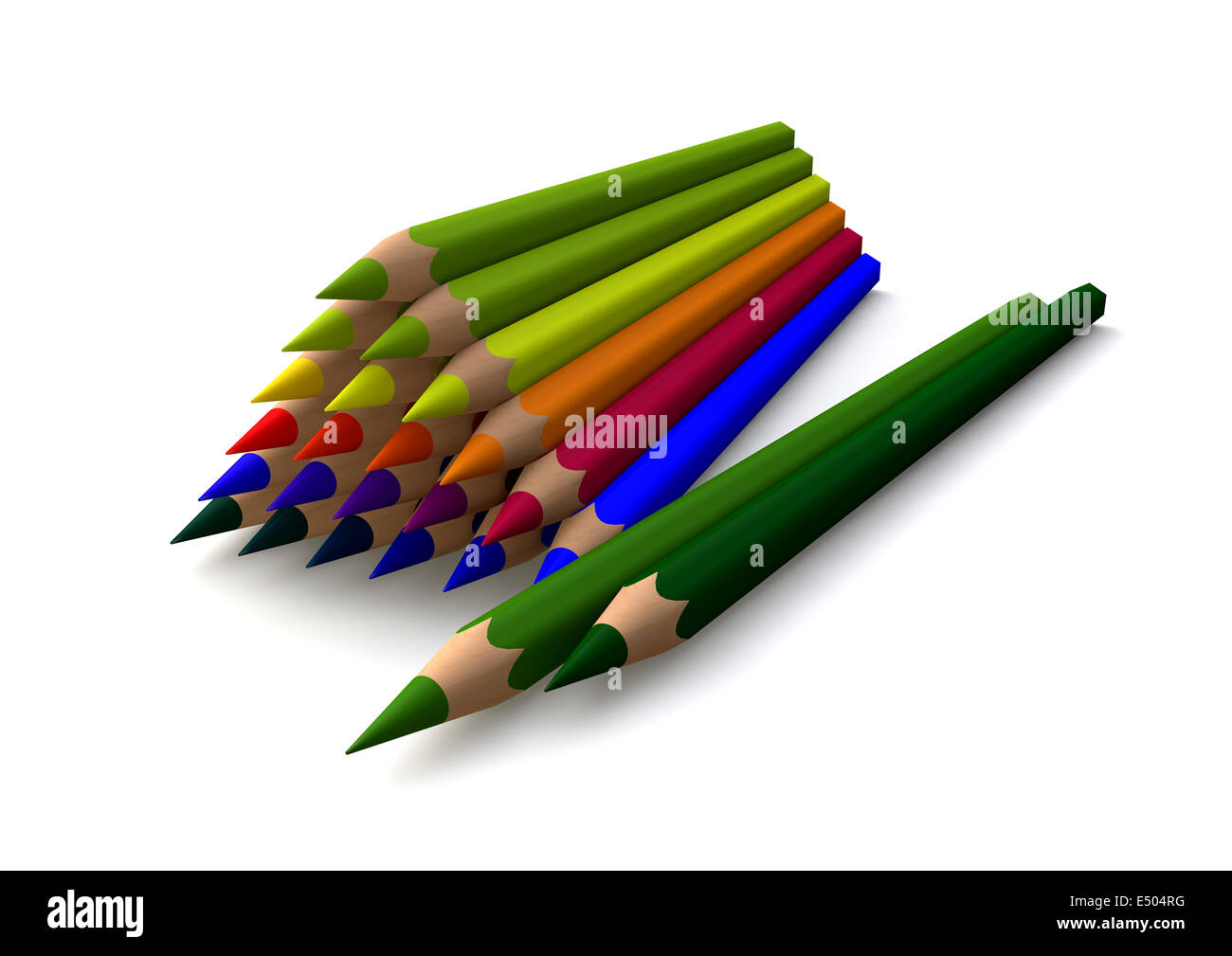 Pencil pyramid hi-res stock photography and images - Alamy