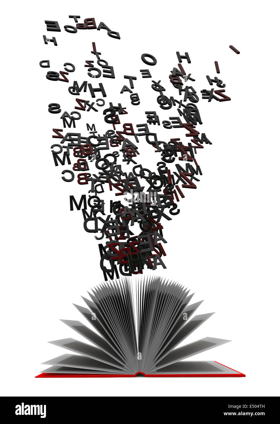 Flying letters hi-res stock photography and images - Alamy