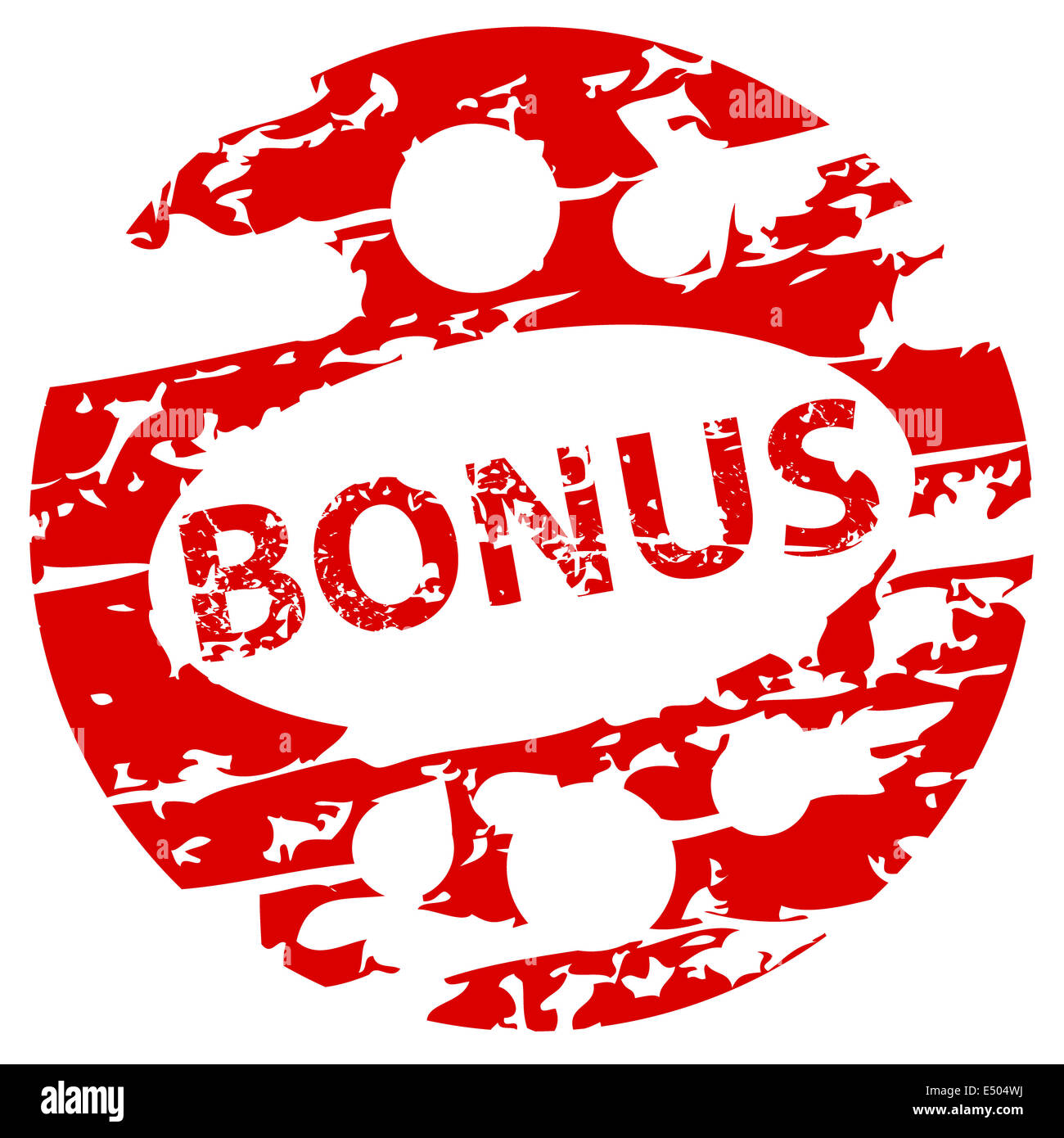 Grunge rubber stamp with the text bonus Stock Photo - Alamy