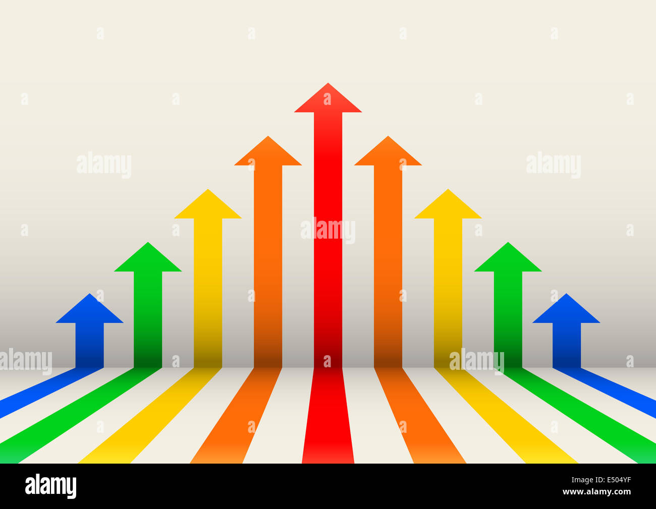 Modern simple arrows hi-res stock photography and images - Alamy