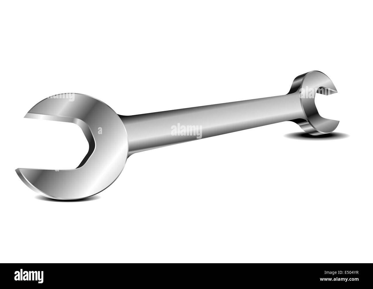 Spanner vector Black and White Stock Photos & Images - Alamy