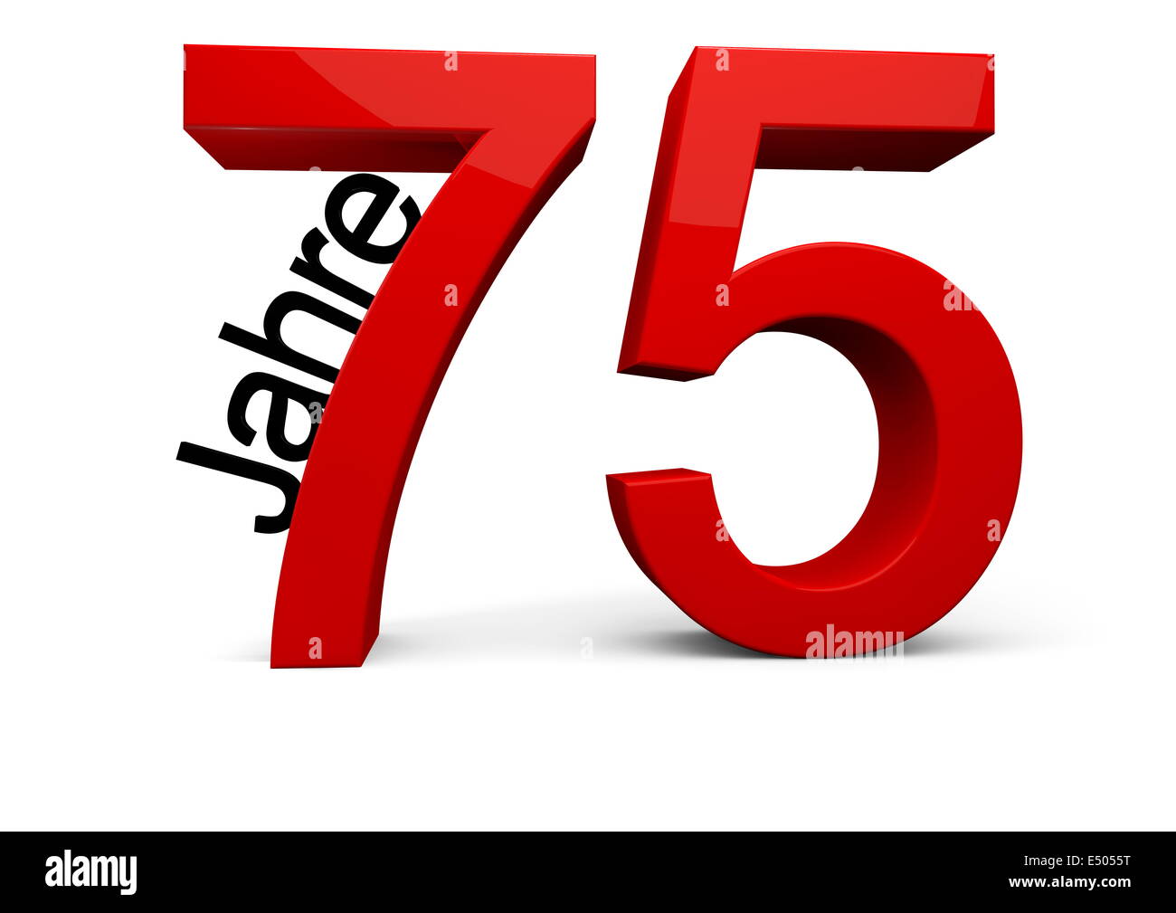 75 geburtstag kuchen hi-res stock photography and images - Alamy