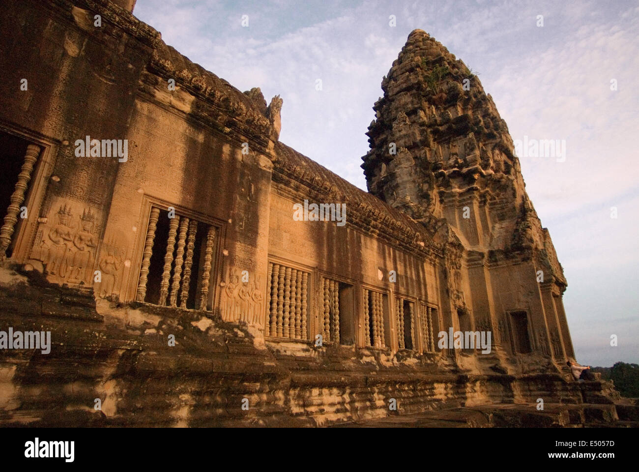 Rear of Angkor Wat. Angkor in Cambodia. The temples of Angkor, built by ...