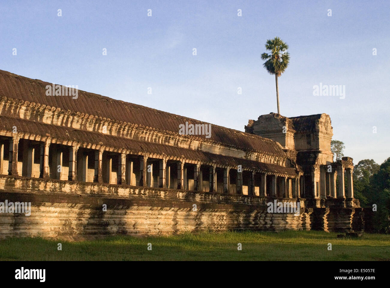 Rear of Angkor Wat. Angkor in Cambodia. The temples of Angkor, built by ...