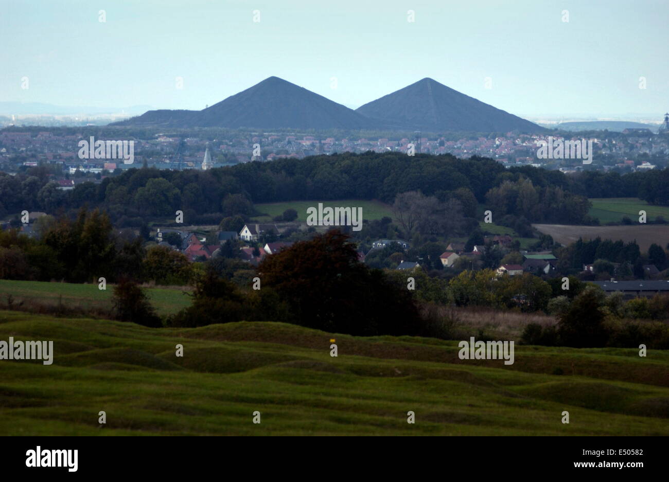 AJAXNETPHOTO - 2005. VIMY RIDGE-FRANCE-LOOKING ACROSS REMNANTS OF THE ...