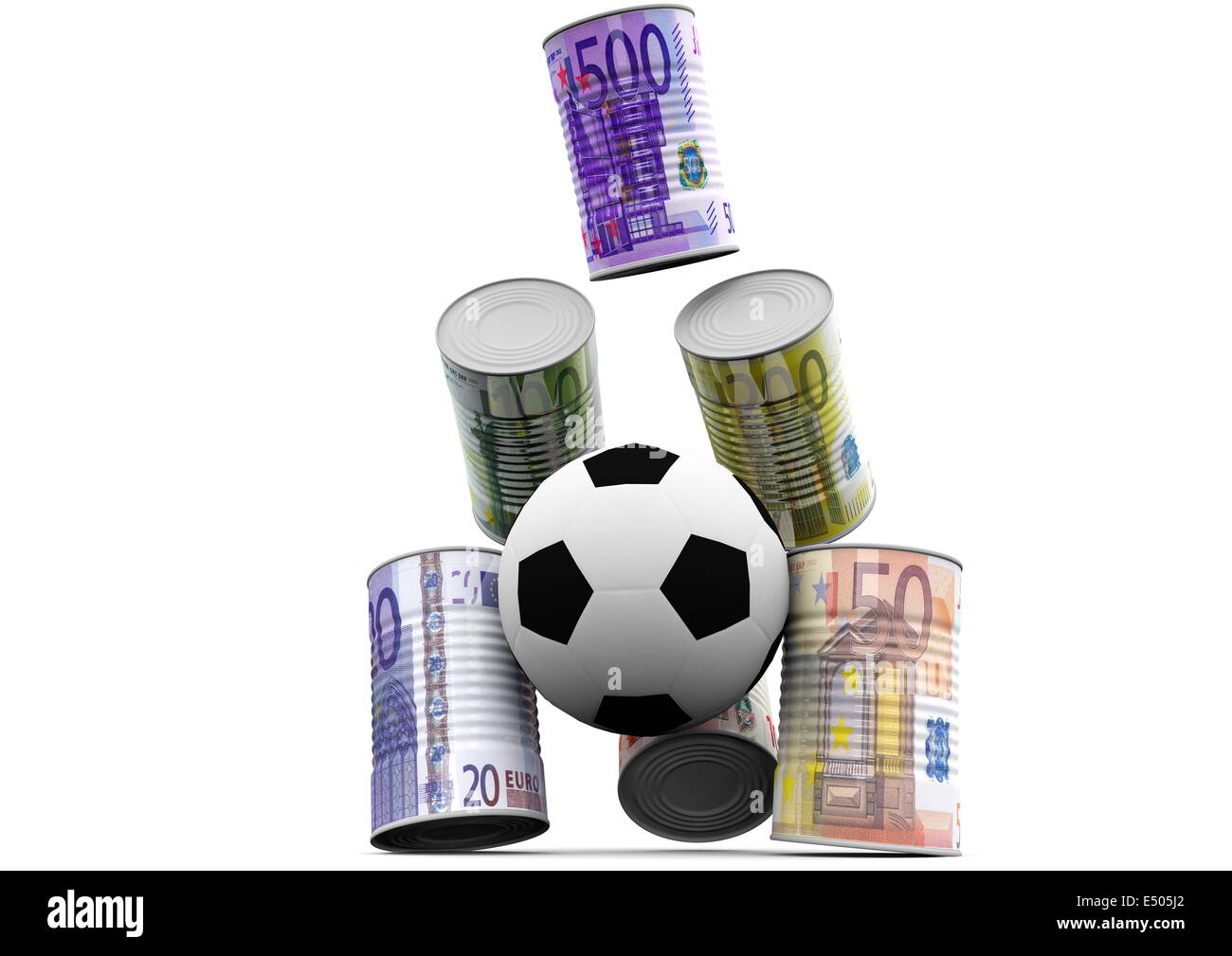 shoot money cans Stock Photo - Alamy
