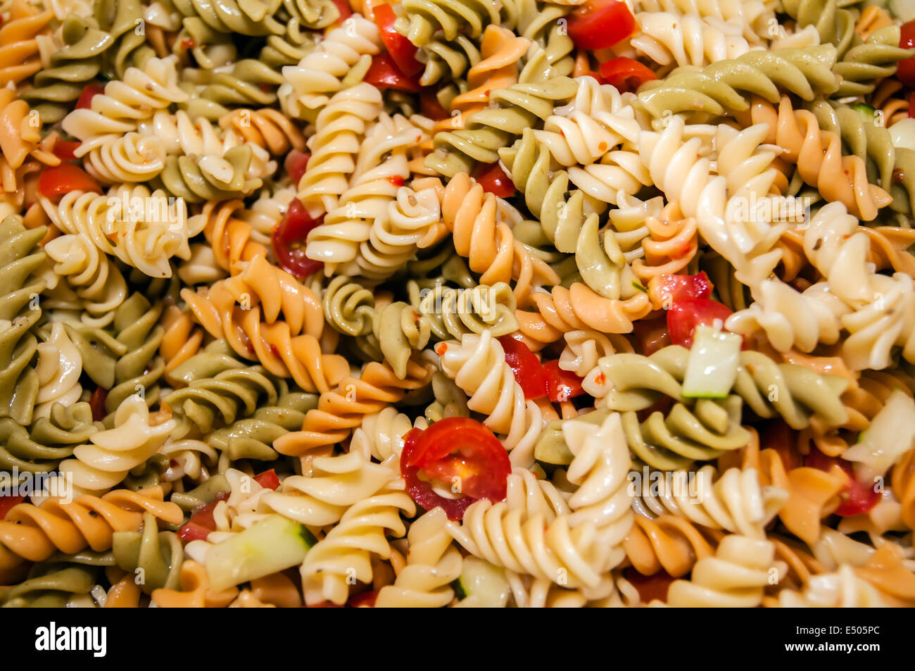 cooked pasta salad Stock Photo - Alamy