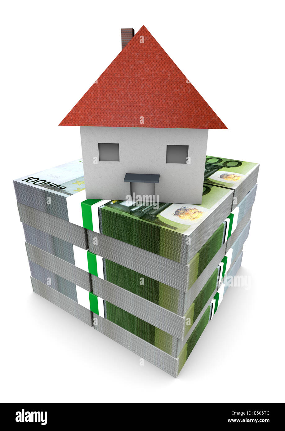 Banknote house Cut Out Stock Images & Pictures - Alamy