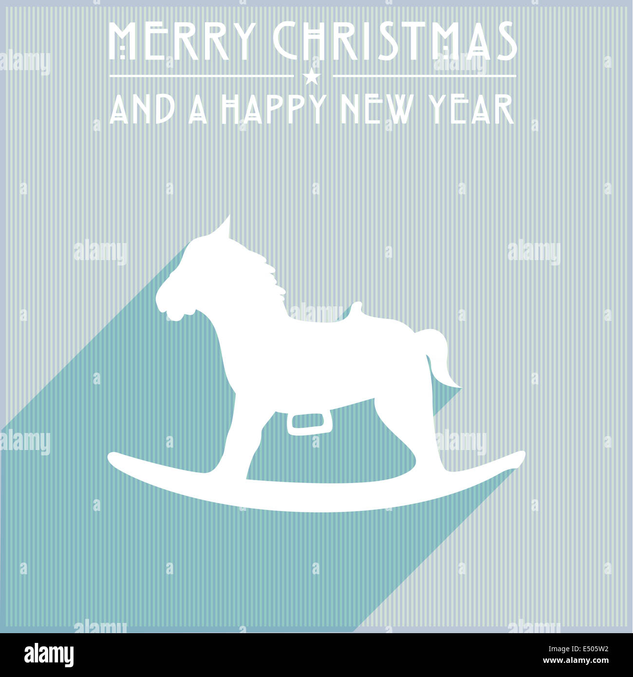 Rocking horse silhouette hi-res stock photography and images - Alamy