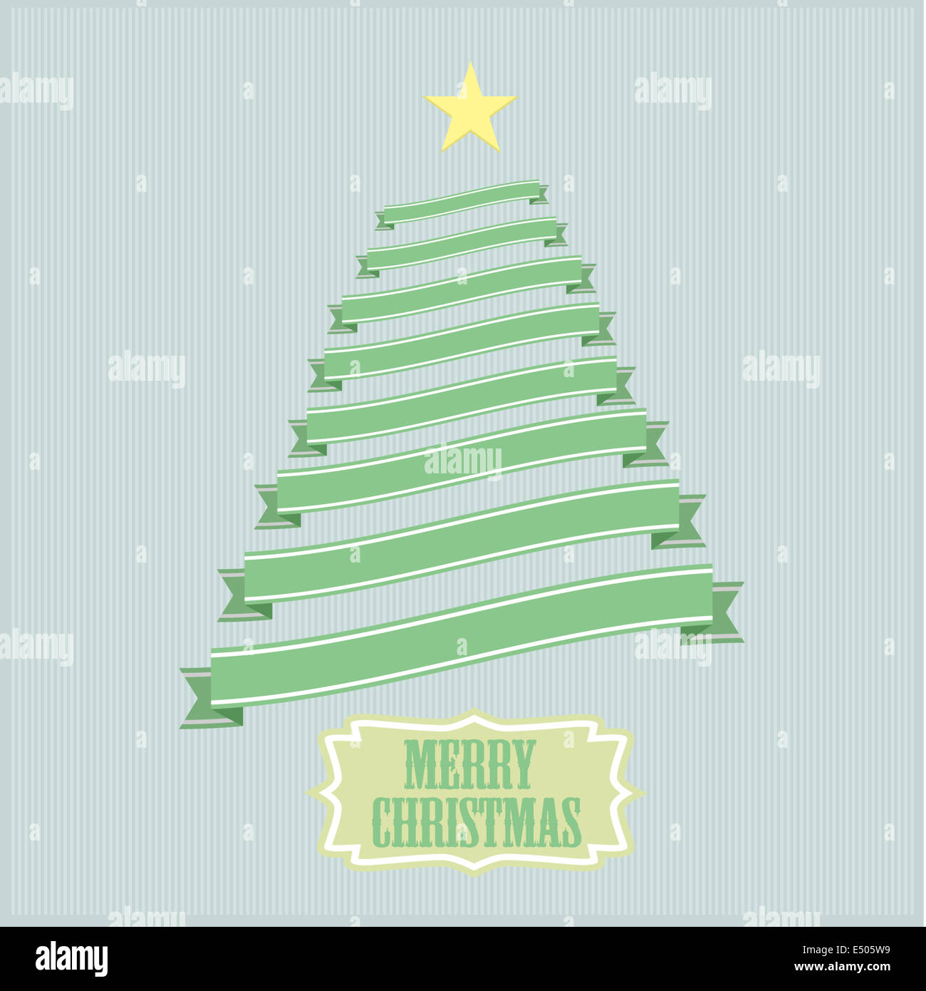 ribbon christmas tree Stock Photo - Alamy