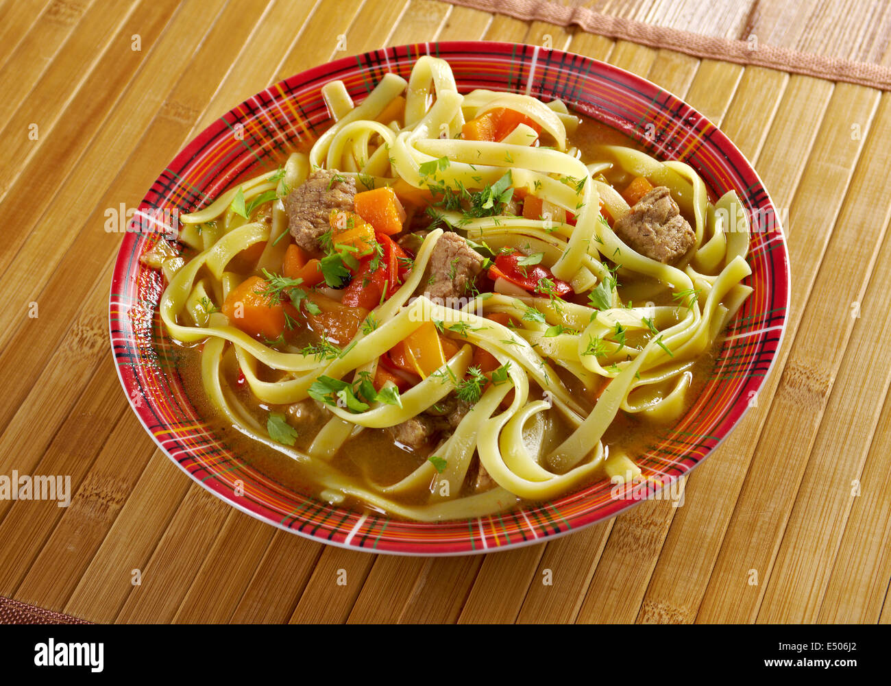 Lagman soup hi-res stock photography and images - Alamy