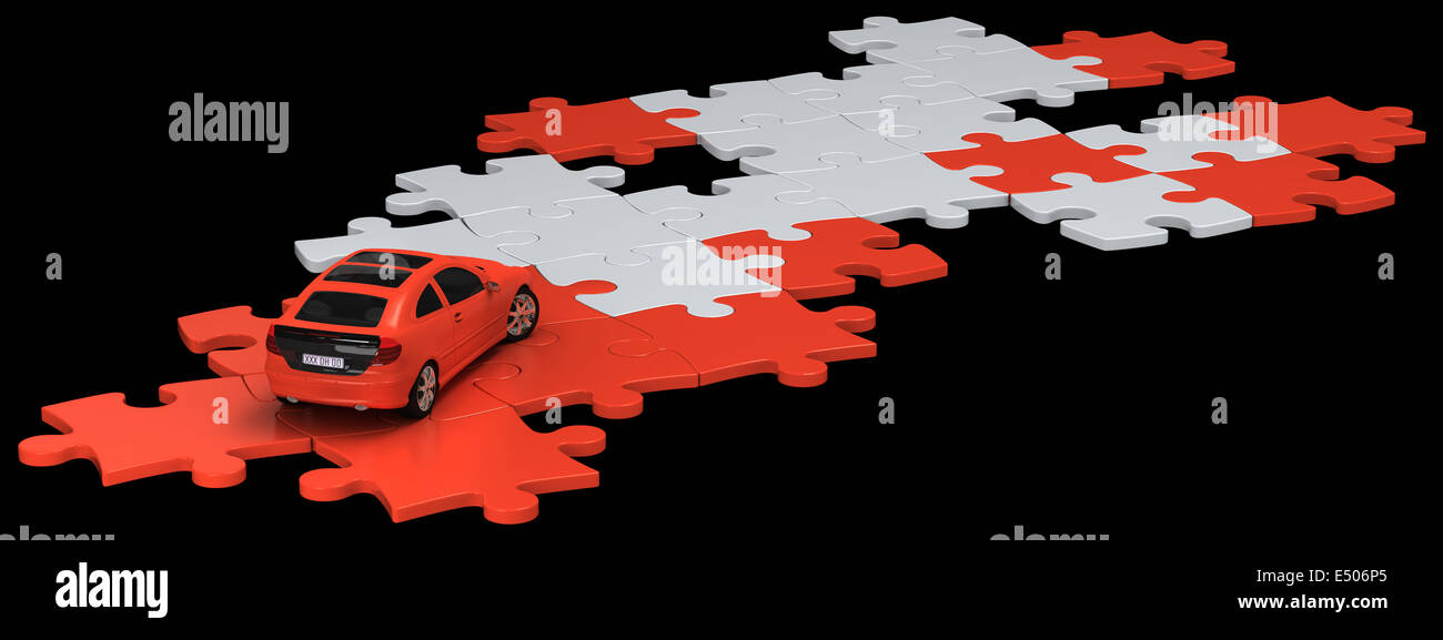 Car Shape Puzzle High Resolution Stock Photography and Images - Alamy